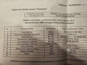Black Chrysler town-&-country 2014 in Kaunas, with an engine capacity of 3.60 L and mileage of 243 thousand km for 5999 €, photo 39 on AUTOMOTO.COM.LV