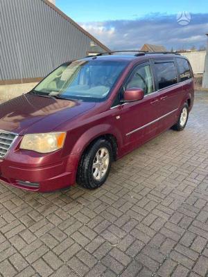 Red Chrysler town-&-country 2009 in Plunge, with an engine capacity of 4.00 L and mileage of 361 thousand km for 1500 €, photo  on AUTOMOTO.COM.LV