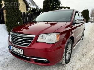 Red Chrysler town-&-country 2014 in Riga, with an engine capacity of 3.60 L and mileage of 0 thousand km for 5950 €, photo  on AUTOMOTO.COM.LV