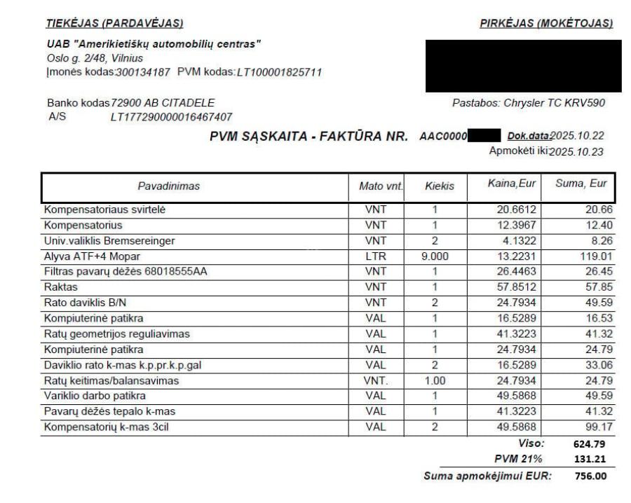 White Chrysler town-&-country 2015 in Vilnius, with an engine capacity of 3.60 L and mileage of 197 thousand km for 9200 €, photo 17 on AUTOMOTO.COM.LV