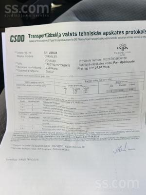 Melns Chrysler Voyager 2007 Rēzekne, ar dzinēja tilpumu 2.50 L un nobraukumu 354 tūkst. km par 2000 €, foto 9 vietnē AUTOMOTO.COM.LV
