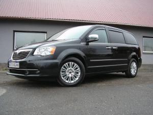 Black Chrysler Voyager 2014 in Sigulda, with an engine capacity of 2.80 L and mileage of 0 thousand km for 9650 €, photo  on AUTOMOTO.COM.LV