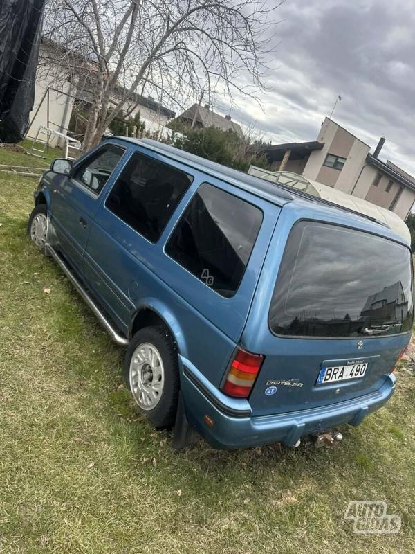 Blue Chrysler Voyager 1994 in Silute, with an engine capacity of 2.50 L and mileage of 250 thousand km for 1000 €, photo 4 on AUTOMOTO.COM.LV