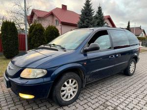 Blue Chrysler Voyager 2002 in Riga, with an engine capacity of 2.50 L and mileage of 0 thousand km for 990 €, photo  on AUTOMOTO.COM.LV