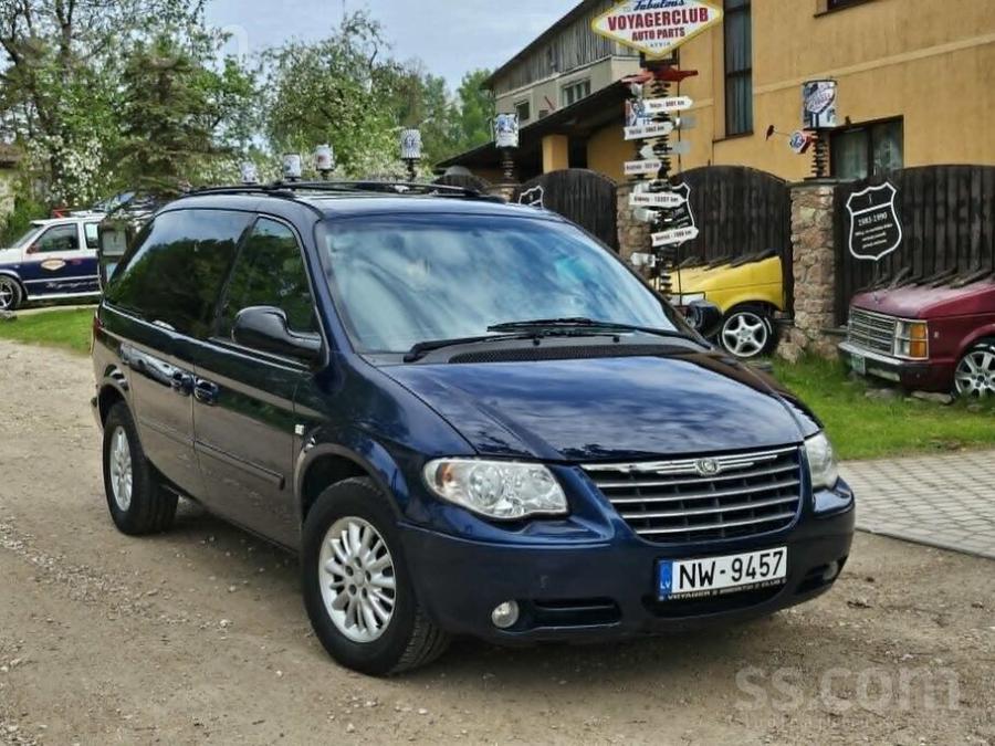 Zils Chrysler Voyager 2005 Ogre, ar dzinēja tilpumu 3.30 L un nobraukumu 285 tūkst. km par 2500 €, foto 6 vietnē AUTOMOTO.COM.LV