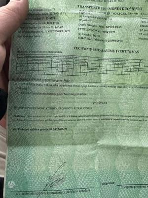 Brūns Chrysler Voyager 2001 Viļņa, ar dzinēja tilpumu 2.50 L un nobraukumu 450 tūkst. km par 1100 €, foto 9 vietnē AUTOMOTO.COM.LV