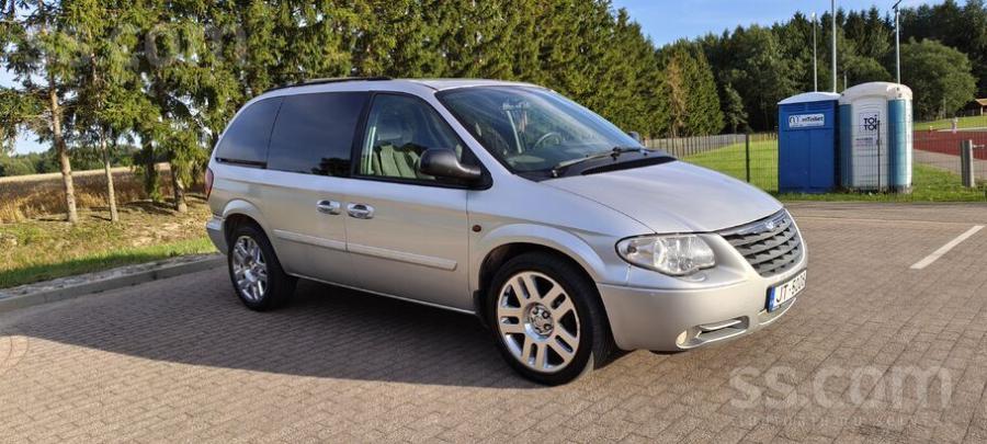 Pelēks Chrysler Voyager 2004 Saldus, ar dzinēja tilpumu 2.80 L un nobraukumu 244 tūkst. km par 1700 €, foto 1 vietnē AUTOMOTO.COM.LV