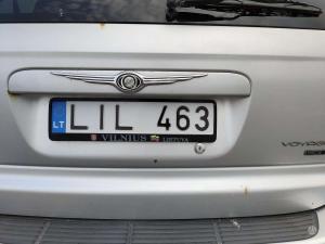 Grey Chrysler Voyager 2008 in Vilnius, with an engine capacity of 2.78 L and mileage of 170 thousand km for 3000 €, photo 27 on AUTOMOTO.COM.LV