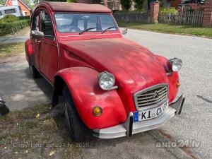 Red Citroen 2CV 1987 in Tallinn, with an engine capacity of 0.60 L and mileage of 26 thousand km for 5000 €, photo  on AUTOMOTO.COM.LV