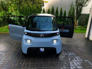 Blue Citroen AMI 2021 in Kaunas, with an engine capacity of 0.00 L and mileage of 19 thousand km for 6100 €, photo  on AUTOMOTO.COM.LV