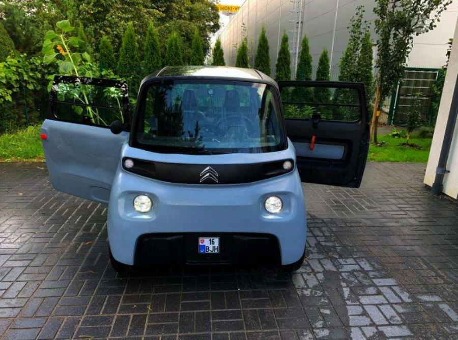 Blue Citroen AMI 2021 in Kaunas, with an engine capacity of 0.00 L and mileage of 19 thousand km for 6100 €, photo 1 on AUTOMOTO.COM.LV