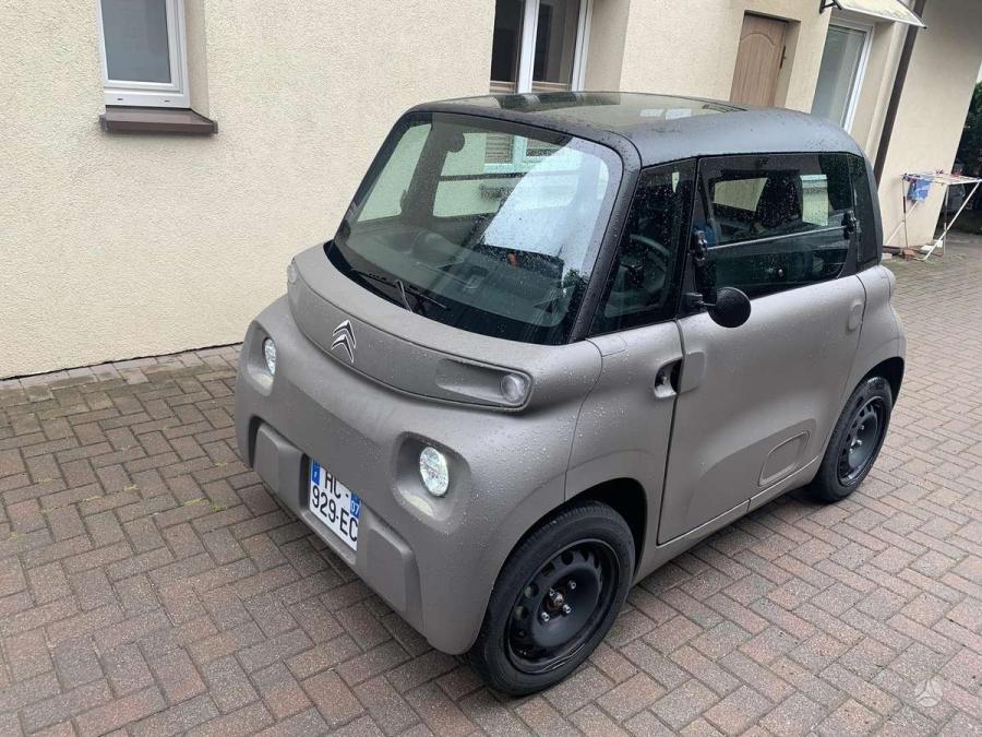 Brown Citroen AMI 2025 in Vilnius, with an engine capacity of 0.00 L and mileage of 8 thousand km for 5700 €, photo 4 on AUTOMOTO.COM.LV