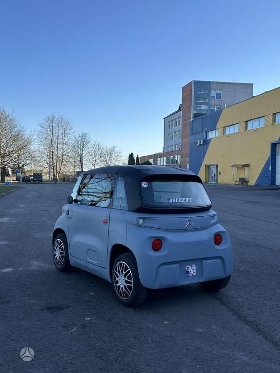Grey Citroen AMI 2023 in Kaunas, with an engine capacity of 0.00 L and mileage of 21 thousand km for 5800 €, photo 8 on AUTOMOTO.COM.LV