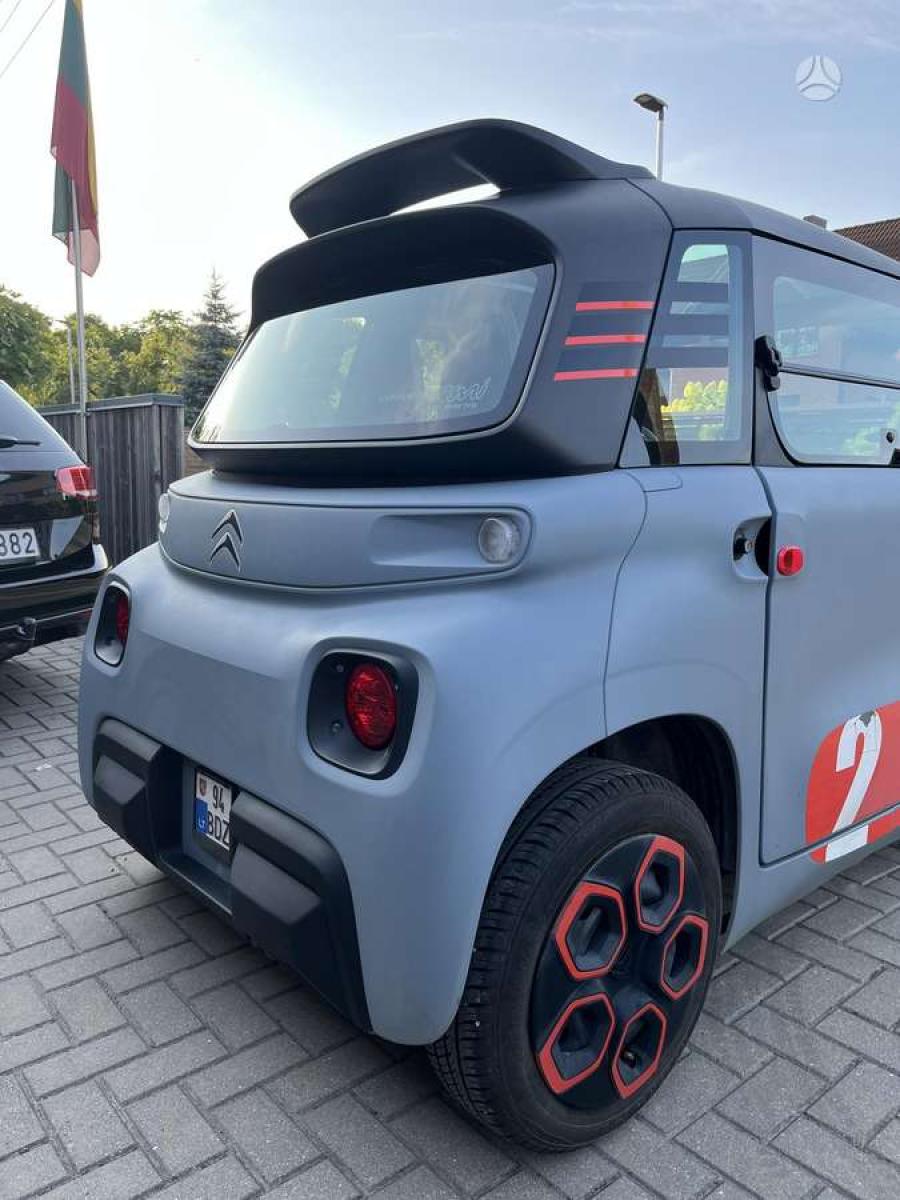 Grey Citroen AMI 2023 in Kaunas, with an engine capacity of 0.00 L and mileage of 7 thousand km for 7500 €, photo 13 on AUTOMOTO.COM.LV