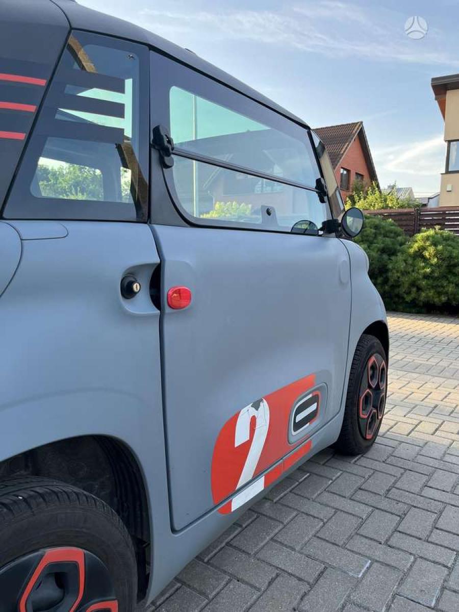 Grey Citroen AMI 2023 in Kaunas, with an engine capacity of 0.00 L and mileage of 7 thousand km for 7500 €, photo 15 on AUTOMOTO.COM.LV