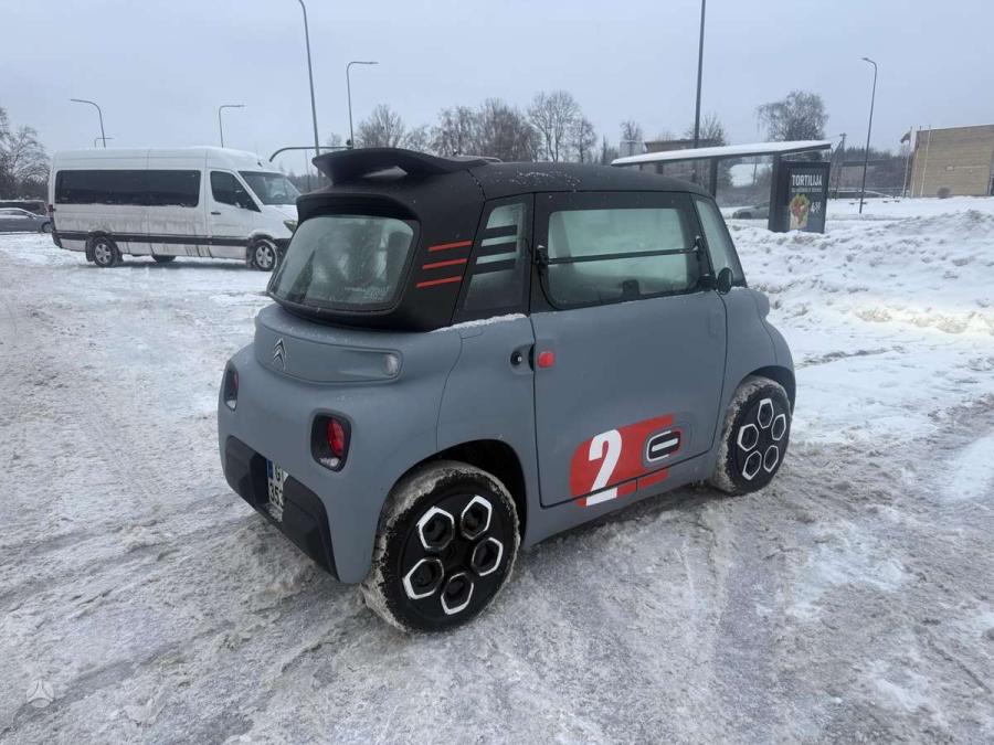 Grey Citroen AMI 2024 in Kaunas, with an engine capacity of 0.00 L and mileage of 10 thousand km for 6900 €, photo 5 on AUTOMOTO.COM.LV