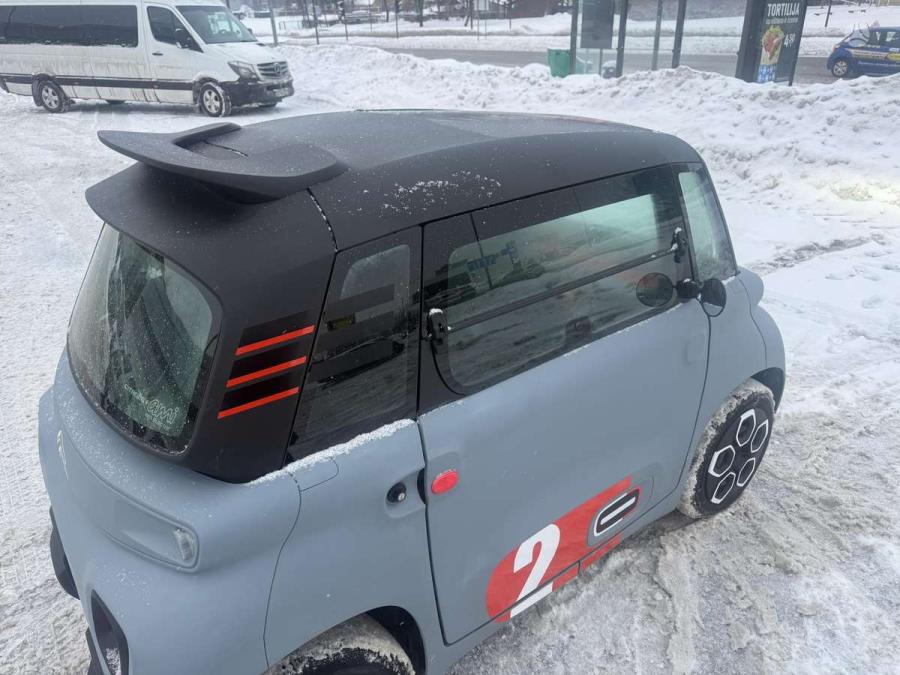Grey Citroen AMI 2024 in Kaunas, with an engine capacity of 0.00 L and mileage of 10 thousand km for 6900 €, photo 9 on AUTOMOTO.COM.LV