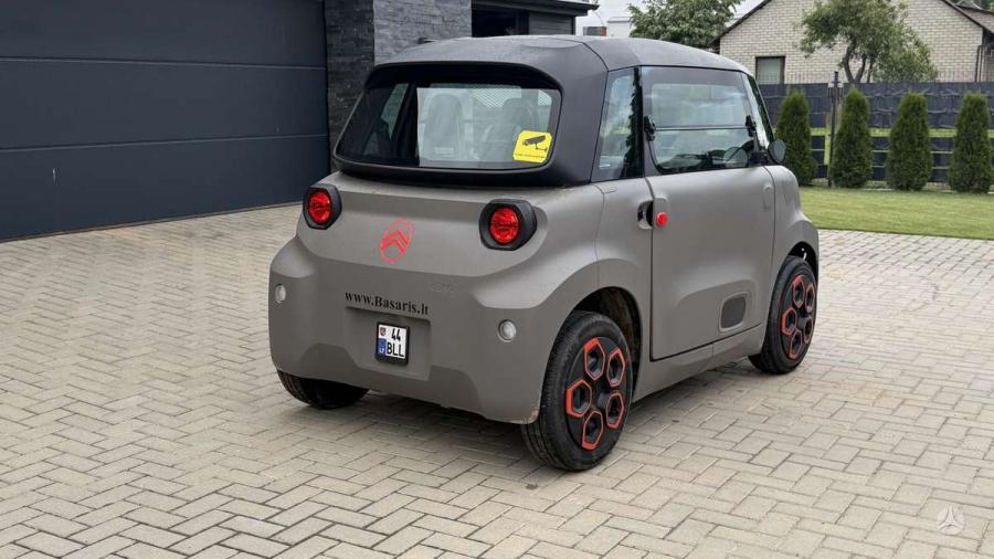 Grey Citroen AMI 2025 in Kaunas, with an engine capacity of 0.00 L and mileage of 4 thousand km for 7499 €, photo 3 on AUTOMOTO.COM.LV