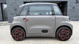 Grey Citroen AMI 2025 in Kaunas, with an engine capacity of 0.00 L and mileage of 4 thousand km for 7499 €, photo 9 on AUTOMOTO.COM.LV
