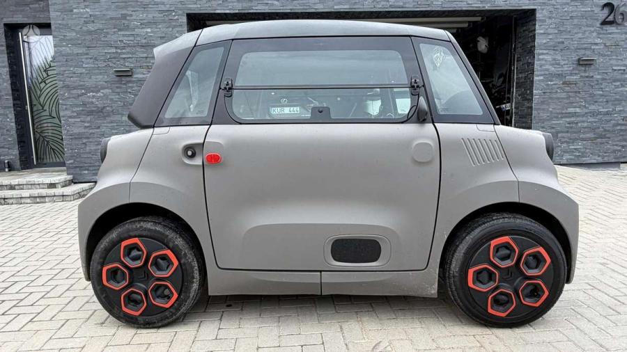 Grey Citroen AMI 2025 in Kaunas, with an engine capacity of 0.00 L and mileage of 4 thousand km for 7499 €, photo 9 on AUTOMOTO.COM.LV