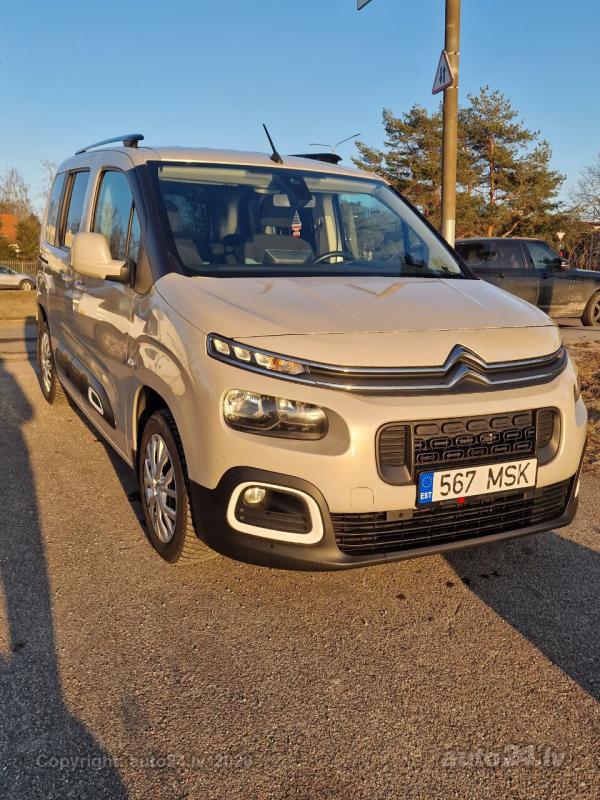 Smilšu krāsa Citroen Berlingo 2019 Tallina, ar dzinēja tilpumu 1.50 L un nobraukumu 142 tūkst. km par 11900 €, foto 3 vietnē AUTOMOTO.COM.LV