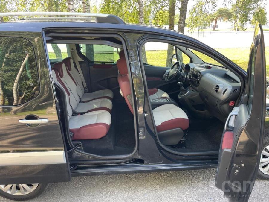 Black Citroen Berlingo 2011 in Riga, with an engine capacity of 1.60 L and mileage of 298 thousand km for 2390 €, photo 9 on AUTOMOTO.COM.LV