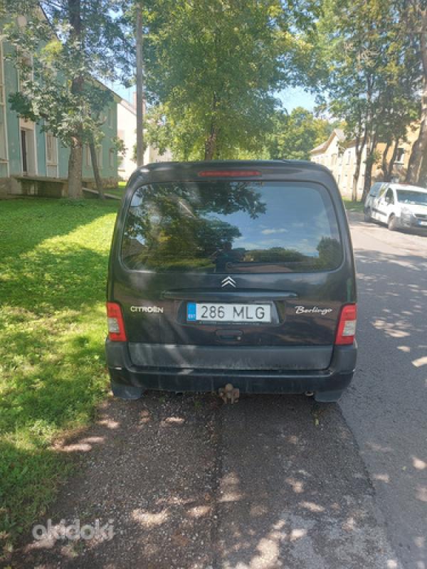 Black Citroen Berlingo 2008 in Kohtla-Jarve, with an engine capacity of 1.60 L and mileage of 372 thousand km for 888 €, photo 4 on AUTOMOTO.COM.LV