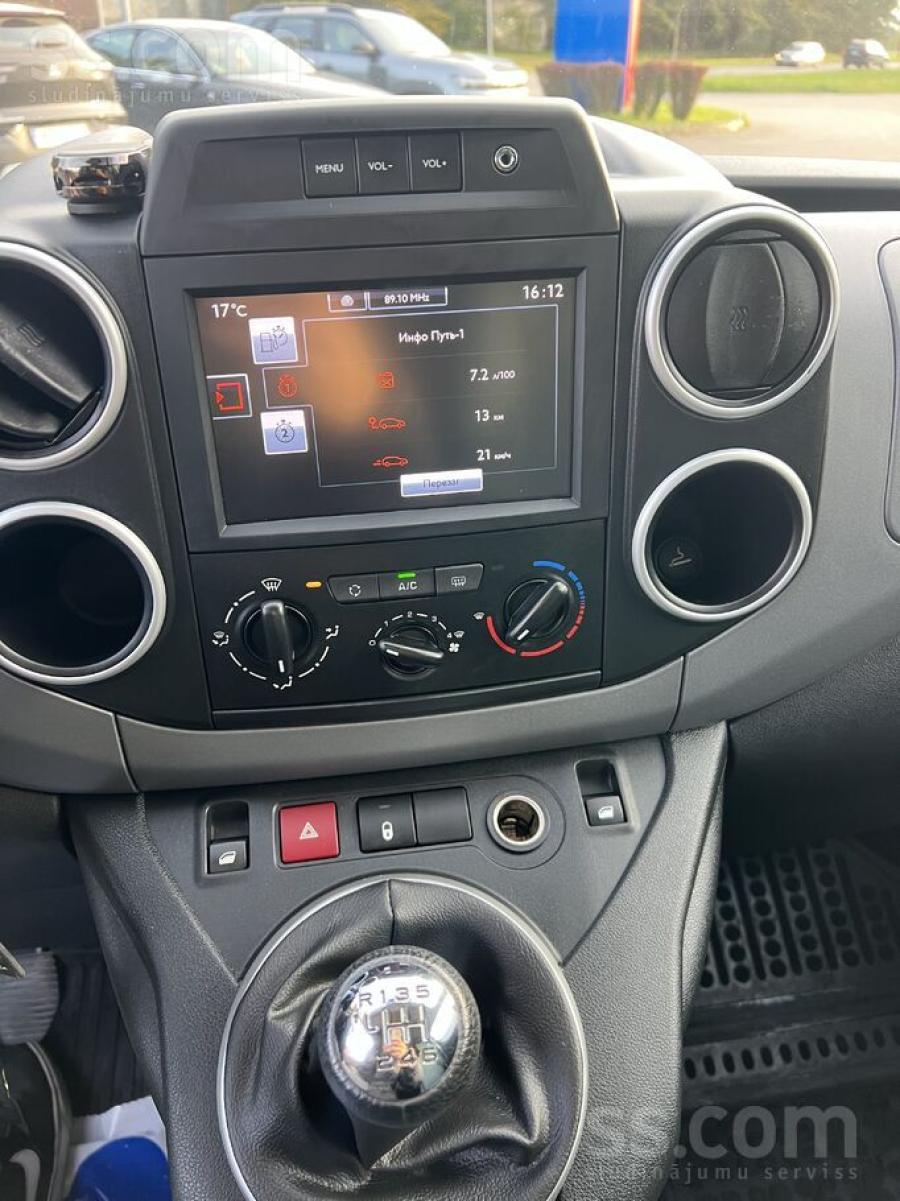 Melns Citroen Berlingo 2018 Jēkabpils, ar dzinēja tilpumu 1.60 L un nobraukumu 120 tūkst. km par 9990 €, foto 13 vietnē AUTOMOTO.COM.LV