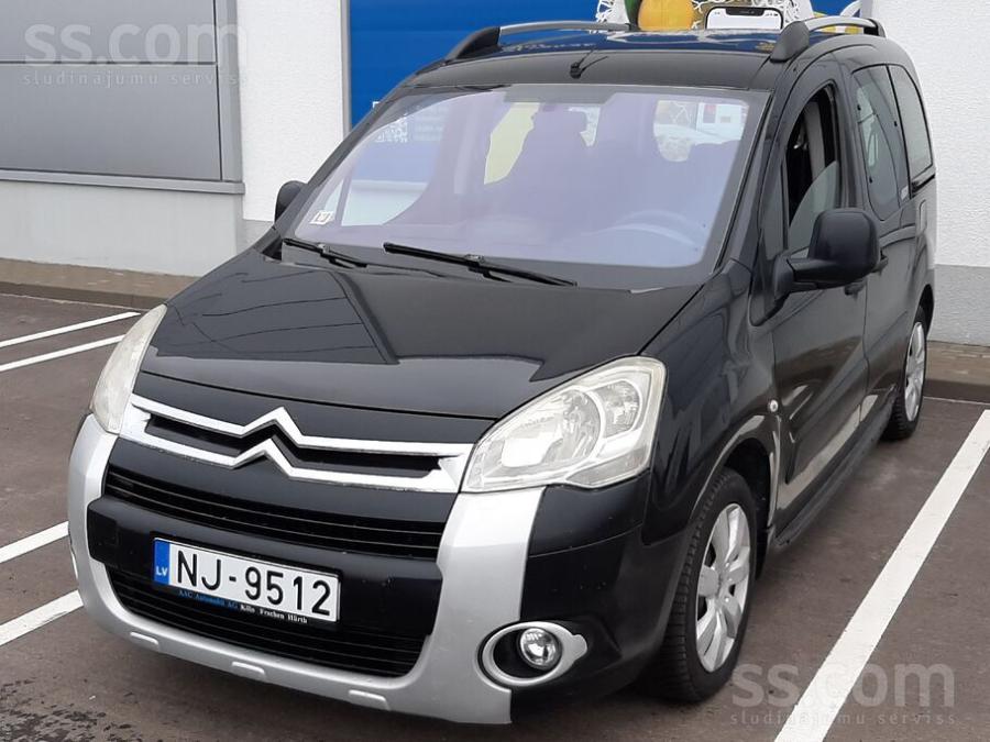 Black Citroen Berlingo 2009 in Riga, with an engine capacity of 1.60 L and mileage of 0 thousand km for 1580 €, photo 1 on AUTOMOTO.COM.LV