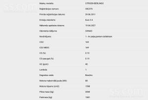 Черный Ситроен Берлинго 2011 в Рига, объемом двигателя 1.60 л и пробегом 0 тыс. км за 3990 €, фото 17 на AUTOMOTO.COM.LV