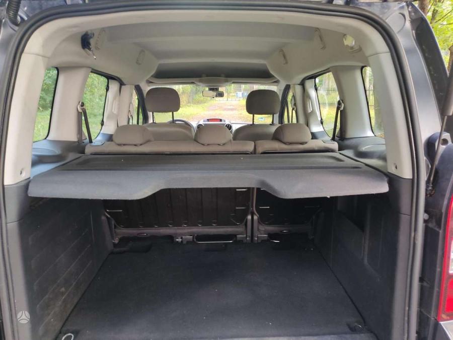 Black Citroen Berlingo 2014 in Prienai, with an engine capacity of 1.56 L and mileage of 265 thousand km for 4300 €, photo 15 on AUTOMOTO.COM.LV