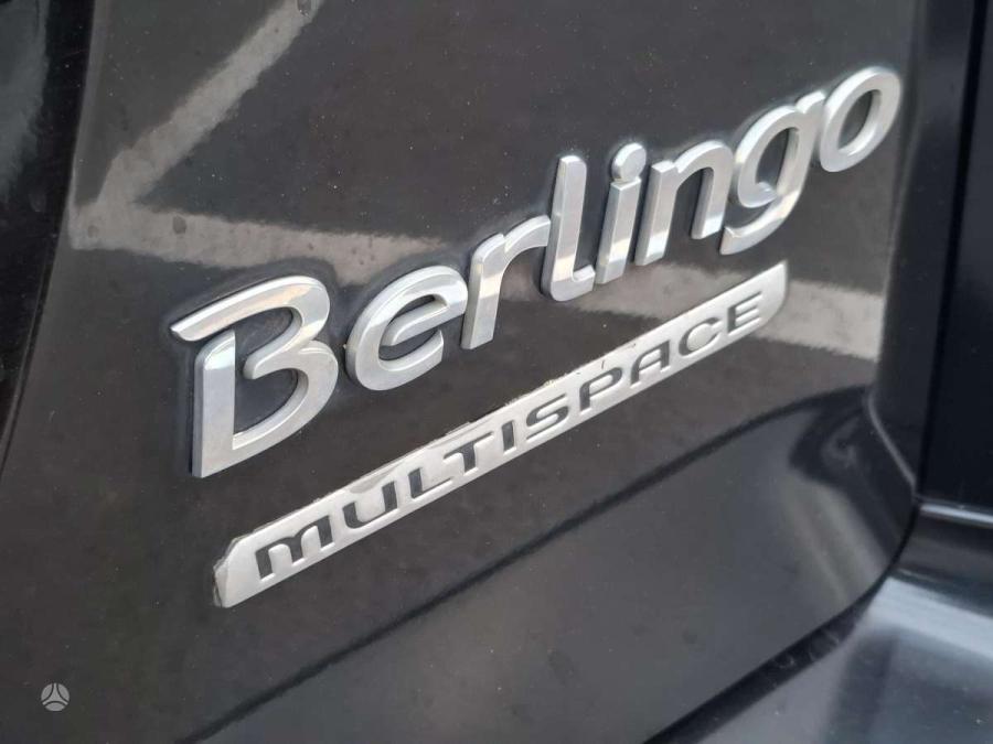 Black Citroen Berlingo 2015 in Vilnius, with an engine capacity of 1.56 L and mileage of 275 thousand km for 4200 €, photo 20 on AUTOMOTO.COM.LV