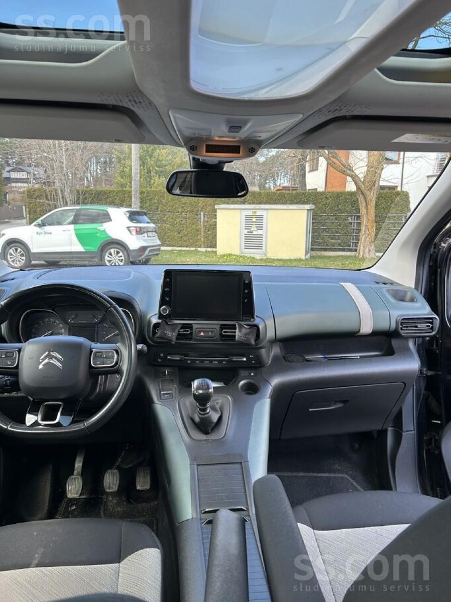 Melns Citroen Berlingo 2019 Jūrmala, ar dzinēja tilpumu 1.50 L un nobraukumu 92 tūkst. km par 15600 €, foto 8 vietnē AUTOMOTO.COM.LV