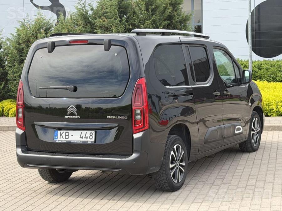 Black Citroen Berlingo 2019 in Riga, with an engine capacity of 1.20 L and mileage of 100 thousand km for 15490 €, photo 14 on AUTOMOTO.COM.LV
