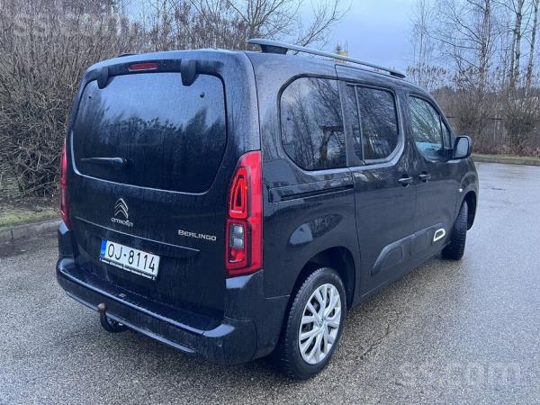 Black Citroen Berlingo 2020 in Riga, with an engine capacity of 1.50 L and mileage of 168 thousand km for 12950 €, photo 3 on AUTOMOTO.COM.LV