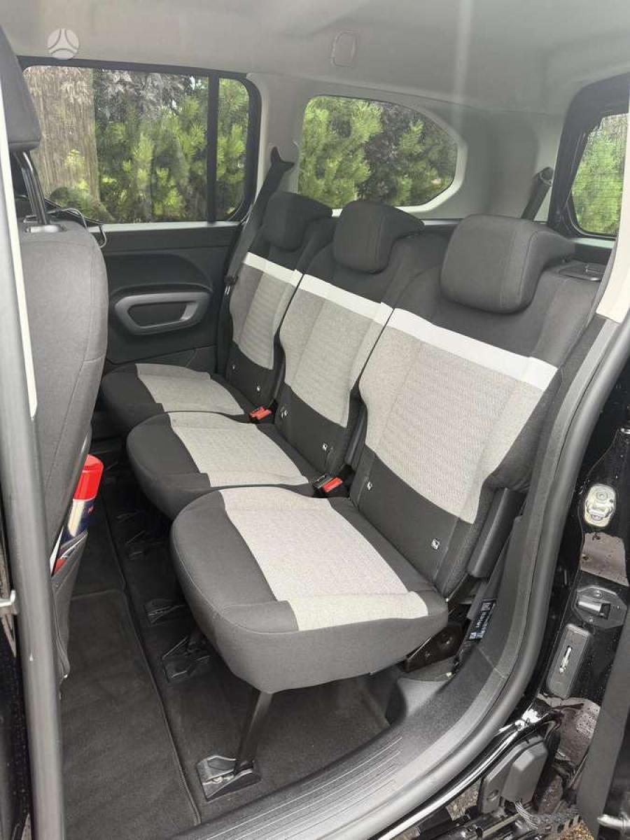 Melns Citroen Berlingo 2024 Kauņa, ar dzinēja tilpumu 1.50 L un nobraukumu 50 tūkst. km par 24490 €, foto 15 vietnē AUTOMOTO.COM.LV