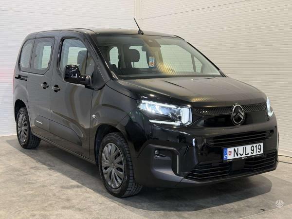 Black Citroen Berlingo 2025 in Vilnius, with an engine capacity of 1.50 L and mileage of 34 thousand km for 20950 €, photo 1 on AUTOMOTO.COM.LV