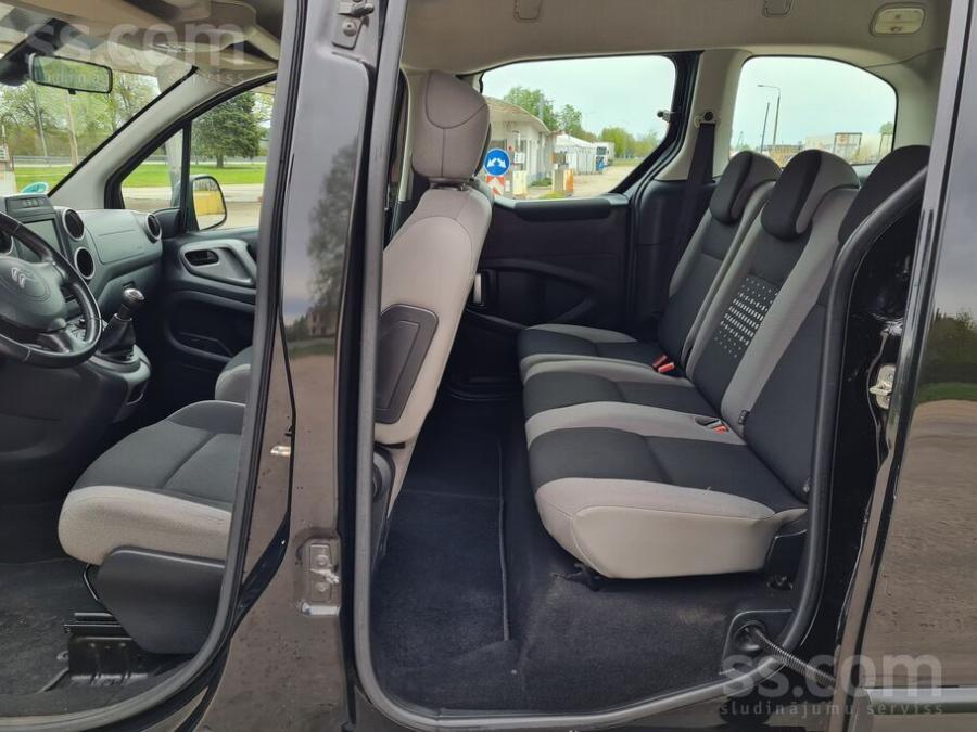 Melns Citroen Berlingo 2015 Ogre, ar dzinēja tilpumu 1.60 L un nobraukumu 0 tūkst. km par 5550 €, foto 16 vietnē AUTOMOTO.COM.LV