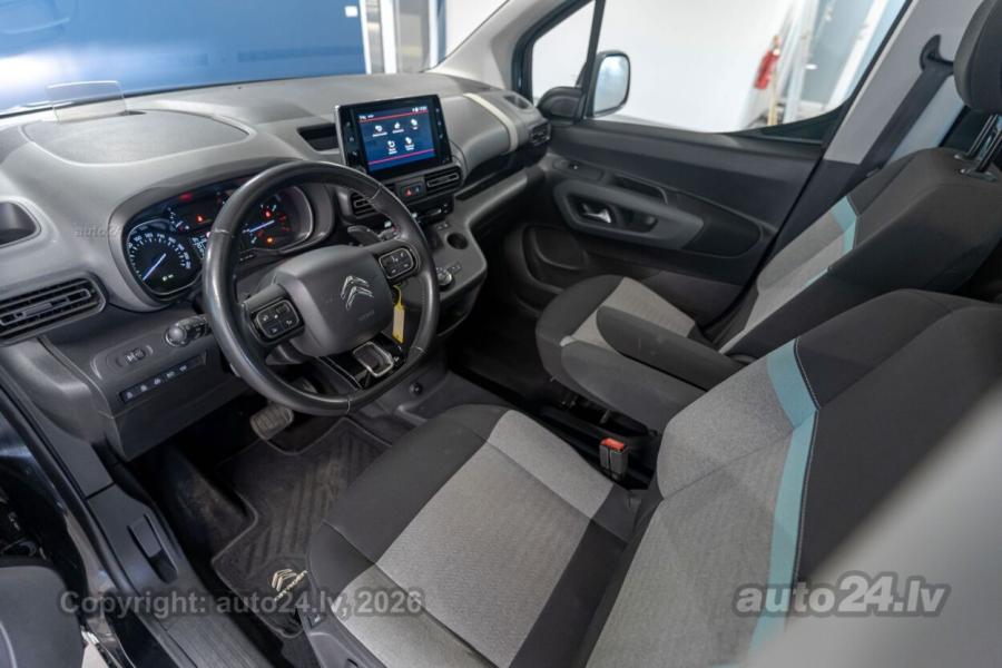 Black Citroen Berlingo 2019 in Tallinn, with an engine capacity of 1.50 L and mileage of 60 thousand km for 15900 €, photo 6 on AUTOMOTO.COM.LV