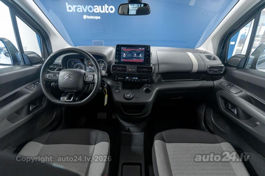 Black Citroen Berlingo 2019 in Tallinn, with an engine capacity of 1.50 L and mileage of 60 thousand km for 15900 €, photo 7 on AUTOMOTO.COM.LV