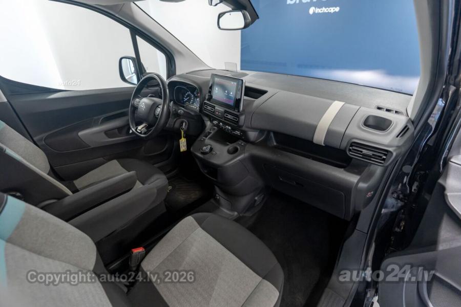 Black Citroen Berlingo 2019 in Tallinn, with an engine capacity of 1.50 L and mileage of 60 thousand km for 15900 €, photo 8 on AUTOMOTO.COM.LV