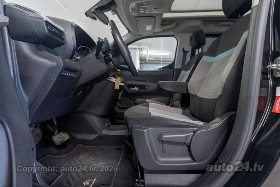 Black Citroen Berlingo 2019 in Tallinn, with an engine capacity of 1.50 L and mileage of 60 thousand km for 15900 €, photo 10 on AUTOMOTO.COM.LV