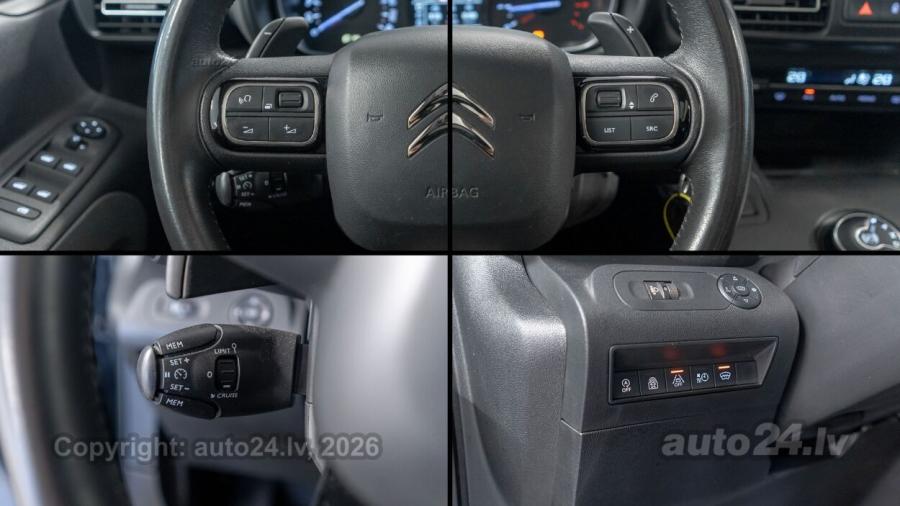Black Citroen Berlingo 2019 in Tallinn, with an engine capacity of 1.50 L and mileage of 60 thousand km for 15900 €, photo 15 on AUTOMOTO.COM.LV