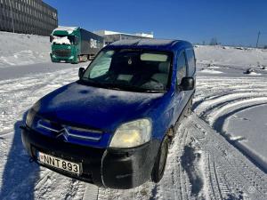Blue Citroen Berlingo 2007 in Vilnius, with an engine capacity of 2.00 L and mileage of 128 thousand km for 1250 €, photo 11 on AUTOMOTO.COM.LV