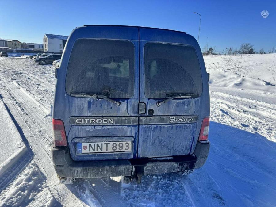 Blue Citroen Berlingo 2007 in Vilnius, with an engine capacity of 2.00 L and mileage of 128 thousand km for 1250 €, photo 14 on AUTOMOTO.COM.LV