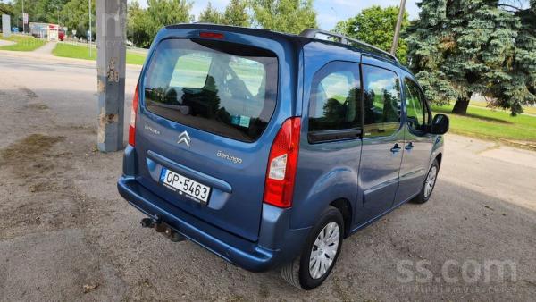 Blue Citroen Berlingo 2011 in Ogre, with an engine capacity of 1.60 L and mileage of 272 thousand km for 4750 €, photo 6 on AUTOMOTO.COM.LV