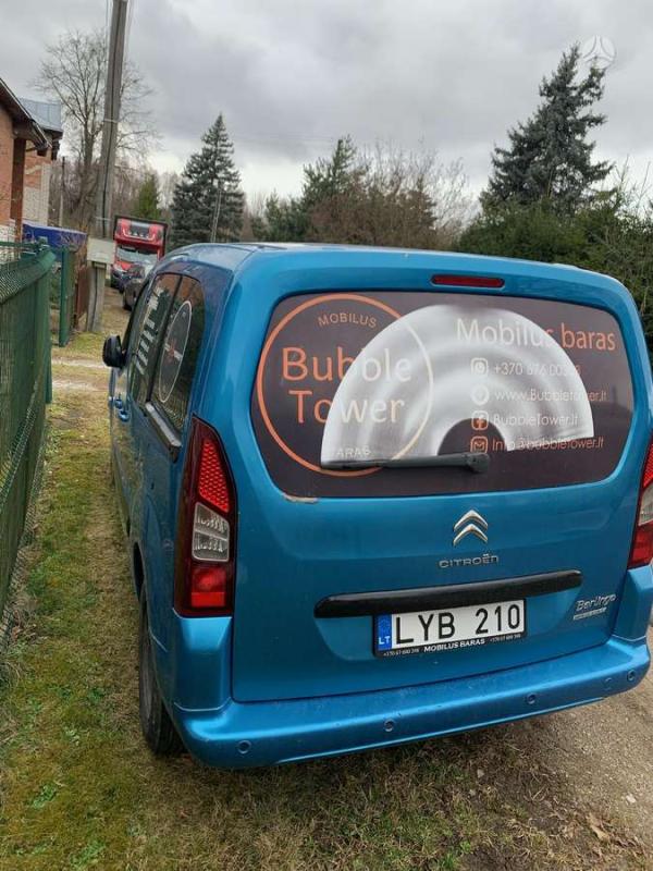 Blue Citroen Berlingo 2012 in Kaunas, with an engine capacity of 1.56 L and mileage of 350 thousand km for 2500 €, photo 1 on AUTOMOTO.COM.LV
