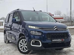 Blue Citroen Berlingo 2018 in Siauliai, with an engine capacity of 1.20 L and mileage of 200 thousand km for 8950 €, photo 3 on AUTOMOTO.COM.LV