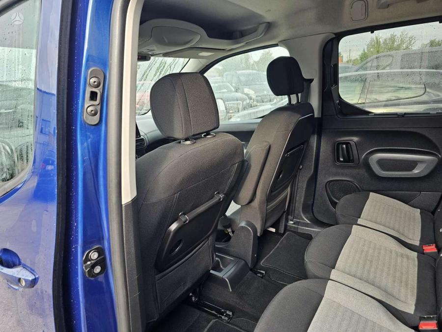 Zils Citroen Berlingo 2019 Ukmergė, ar dzinēja tilpumu 1.50 L un nobraukumu 220 tūkst. km par 8450 €, foto 13 vietnē AUTOMOTO.COM.LV