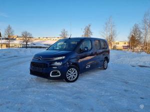 Blue Citroen Berlingo 2020 in Siauliai, with an engine capacity of 1.50 L and mileage of 225 thousand km for 7350 €, photo  on AUTOMOTO.COM.LV